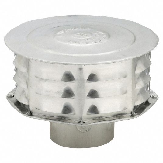 Louvered Hood Venting, Vented Rain Cap, Vent Cap - 3F352|3CW - Grainger