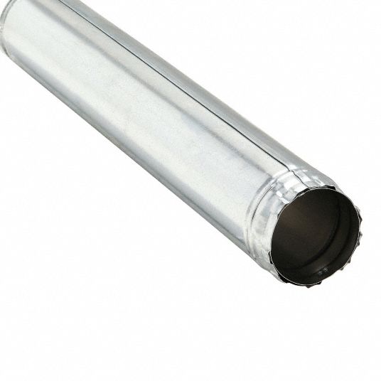 3 in Duct, 2 ft Lg, Gas Vent Pipe - 3F378|3E24 - Grainger