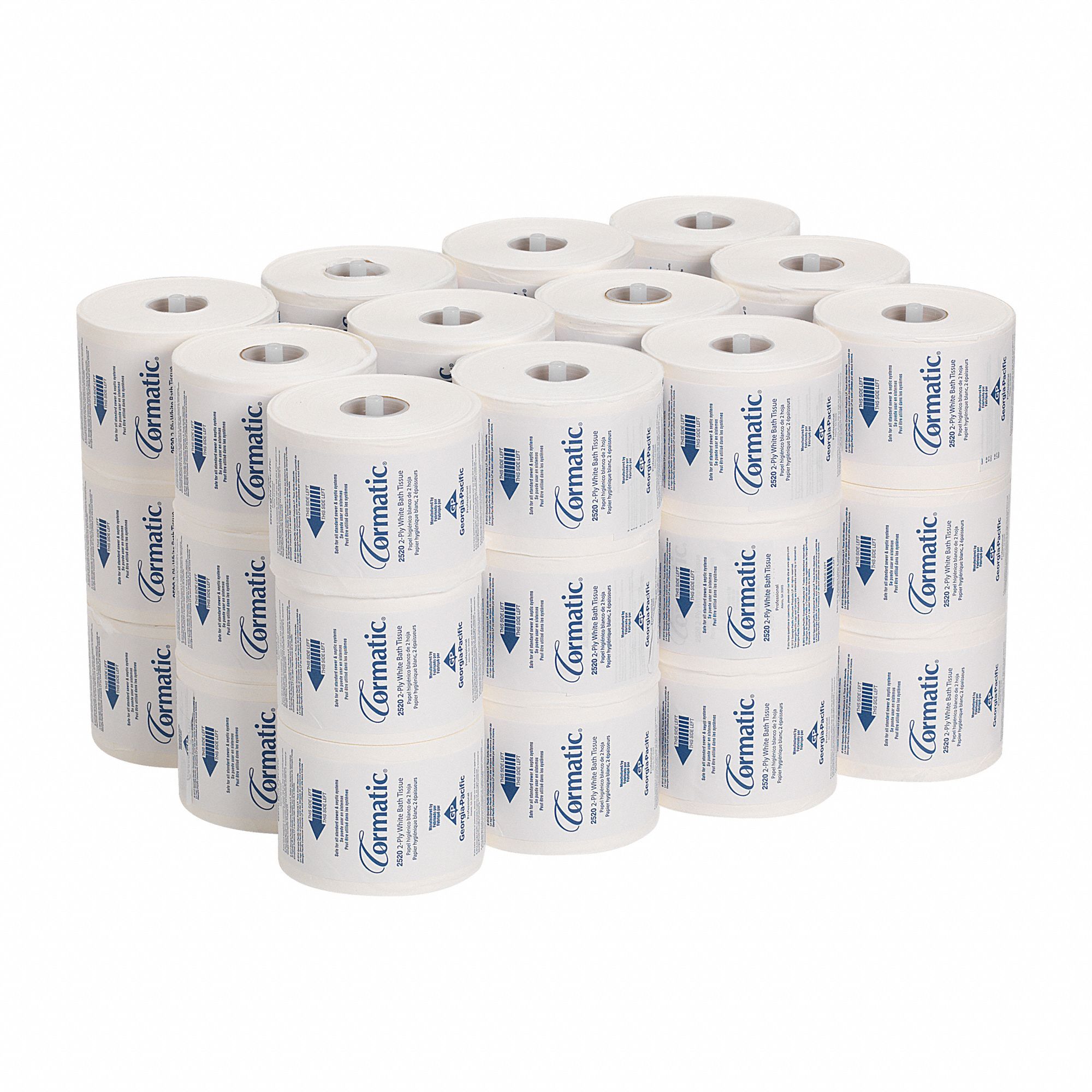 GEORGIA-PACIFIC Toilet Paper, Cormatic, 2Ply, Pk36 - 3FB69|2520 - Grainger
