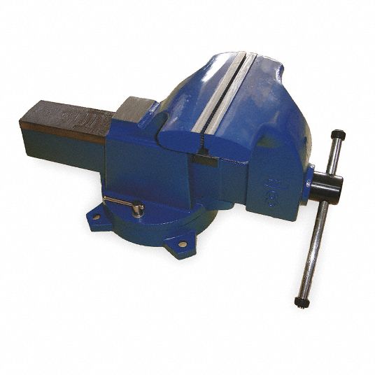 Heavy Duty Combination Vise, 8 in Jaw Width, 8 in Max. Opening, 4 in ...