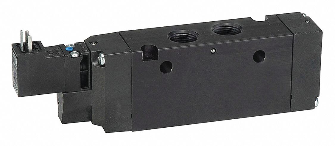 PARKER, B6, Three-Way / Two-Position, Solenoid Air Control Valve - 3FDN3|B6V2BB549A - Grainger