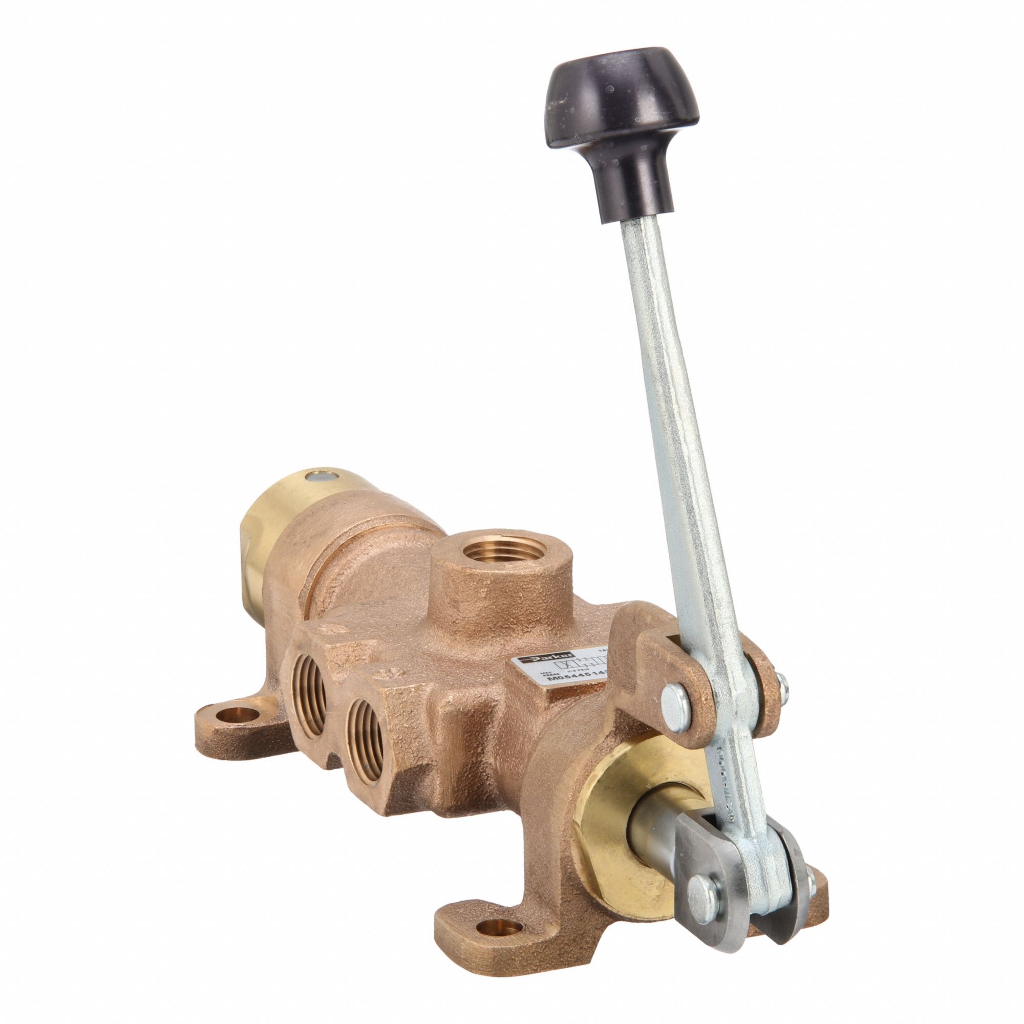 PARKER, M0, Four-Way / Three-Position, Manual Air Control Valve - 3FEG6 ...