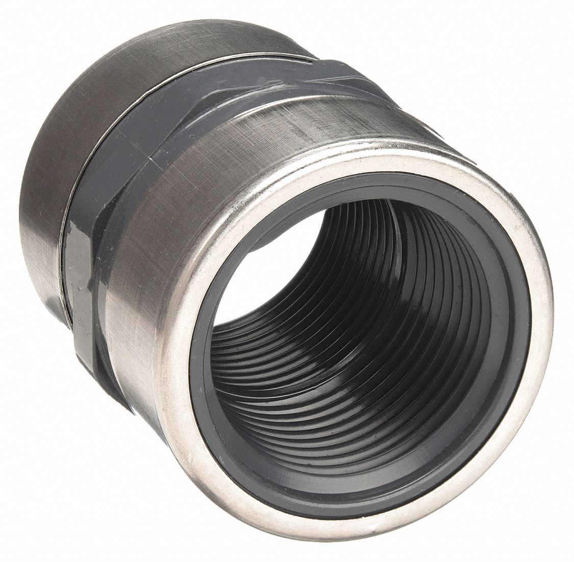 2 in x 2 in Fitting Pipe Size, Schedule 80, Standard Coupling - 3FLN2 ...