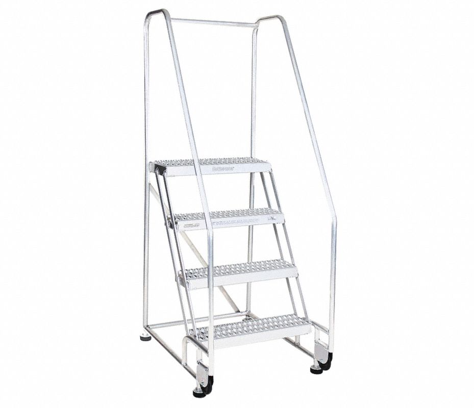 COTTERMAN Escalera con Ruedas e Inclinación, Escalera con Ruedas e ...