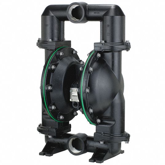 INGERSOLL RAND / ARO, 3 in Fluid Connection Size, NPT, Double Diaphragm ...
