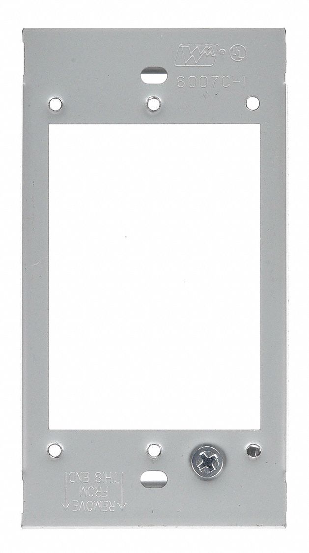 LEGRAND, 6000, Steel, Device Plate - 3FPT9|G6007C-1 - Grainger