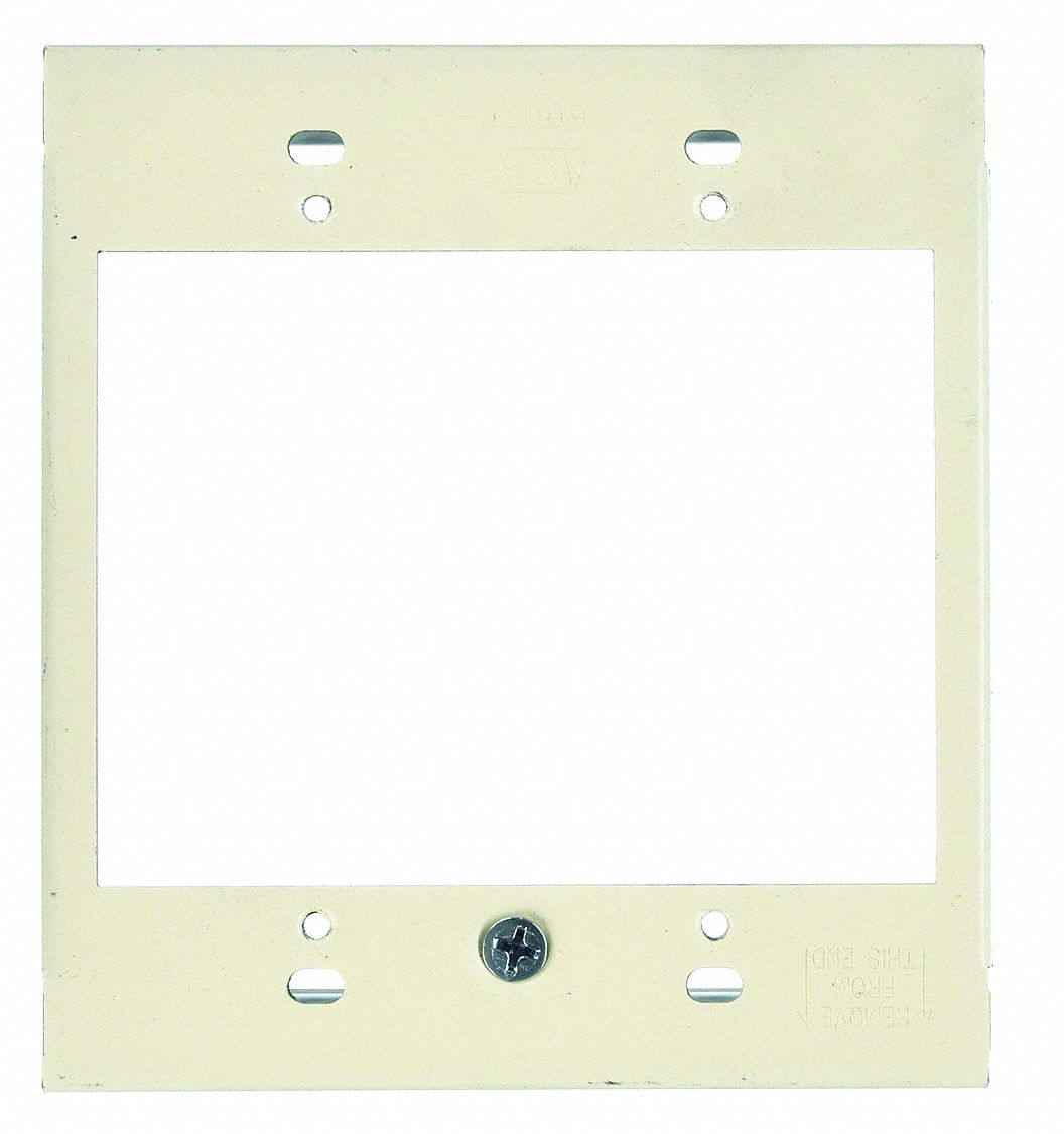 LEGRAND, 6000, Steel, Device Plate - 3FPU3|V6007C-2 - Grainger