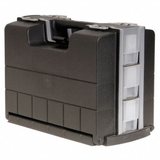 STANLEY Parts Organizer, White/Black, Plastic - 3FRC6|014266R - Grainger