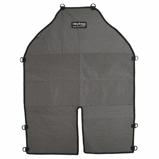 HEXARMOR, ANSI/ISEA Cut Level A7, SuperFabric®, Split Leg Apron - 3FTU7|AP361 - Grainger