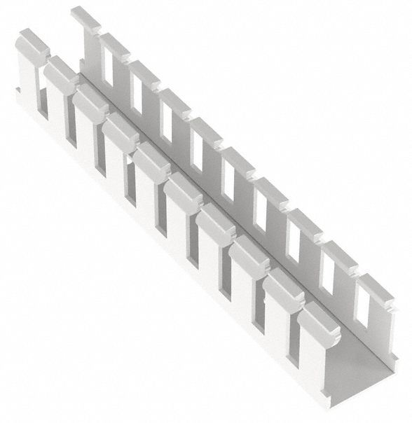 PANDUIT Wiring Duct: 1 in Nom Wd, 0.6 in Slot Ht, 1 1/2 in Nom Ht, 0.3 ...