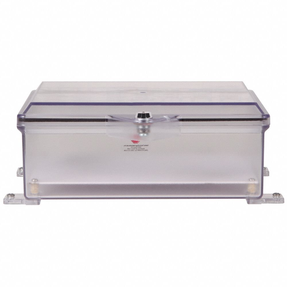 SAFETY TECHNOLOGY INTERNATIONAL Enclosure w/Lock: Polycarbonate ...