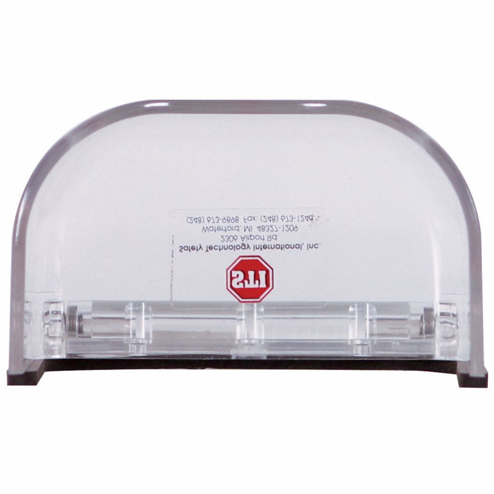 SAFETY TECHNOLOGY INTERNATIONAL Keypad Cover, Polycarbonate, Surface ...