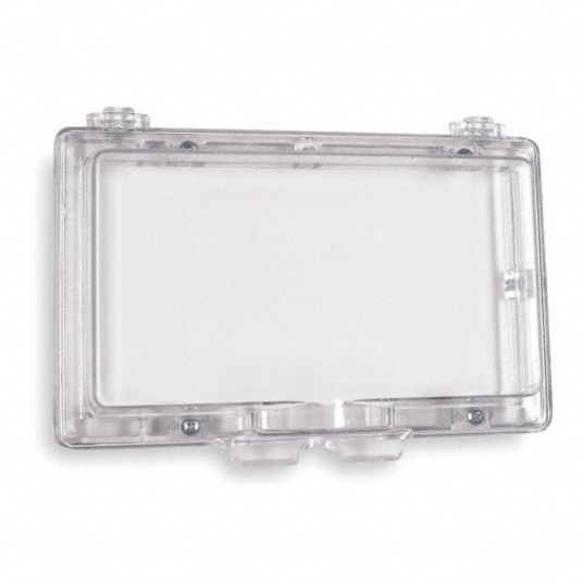 Keypad Cover, Polycarbonate, Flush Mounting, Open Back, 9 7/8 in Width ...