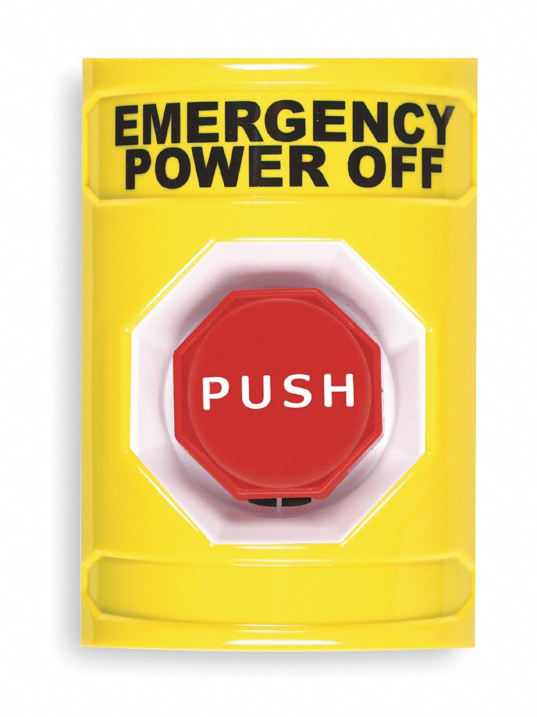 SAFETY TECHNOLOGY INTERNATIONAL Push Button Switch, Push, Turn-To-Reset ...