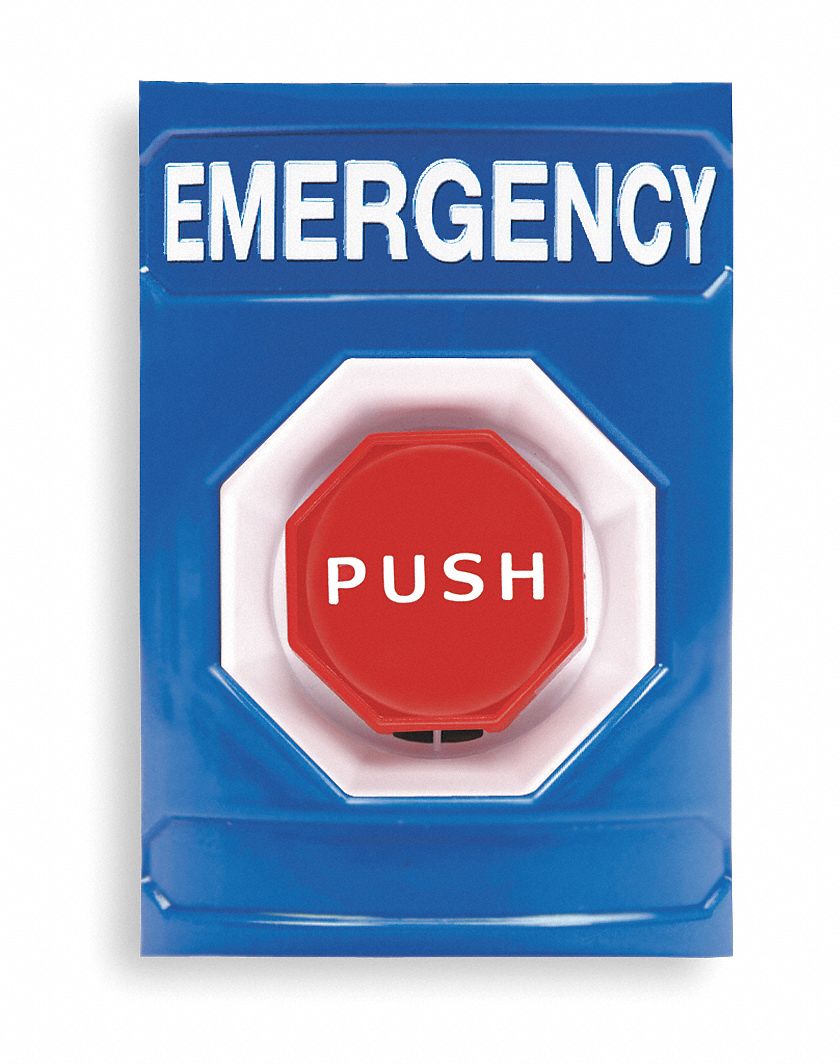 SAFETY TECHNOLOGY INTERNATIONAL Push Button Switch, Blue - 3FVT4|SS ...