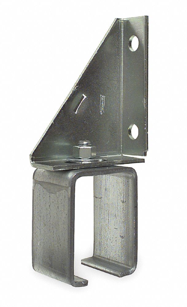 Rail Bracket, Single Box, Steel, Zinc Plated, 7-1/4 Length (In.), 1-3/4 ...