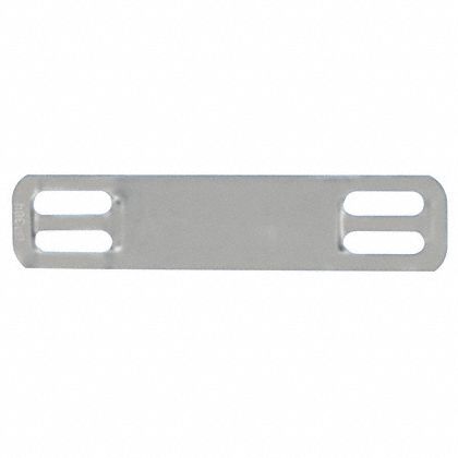 PANDUIT Marker Plate: Rectangle, 3/8 in x 1/3/4 in, 304 Stainless Steel ...