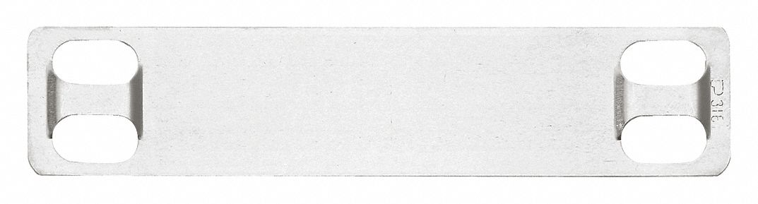 Rectangle, 3/4 in x 3 1/2 in, Marker Plate - 3FVX6|MMP350H-CAL - Grainger