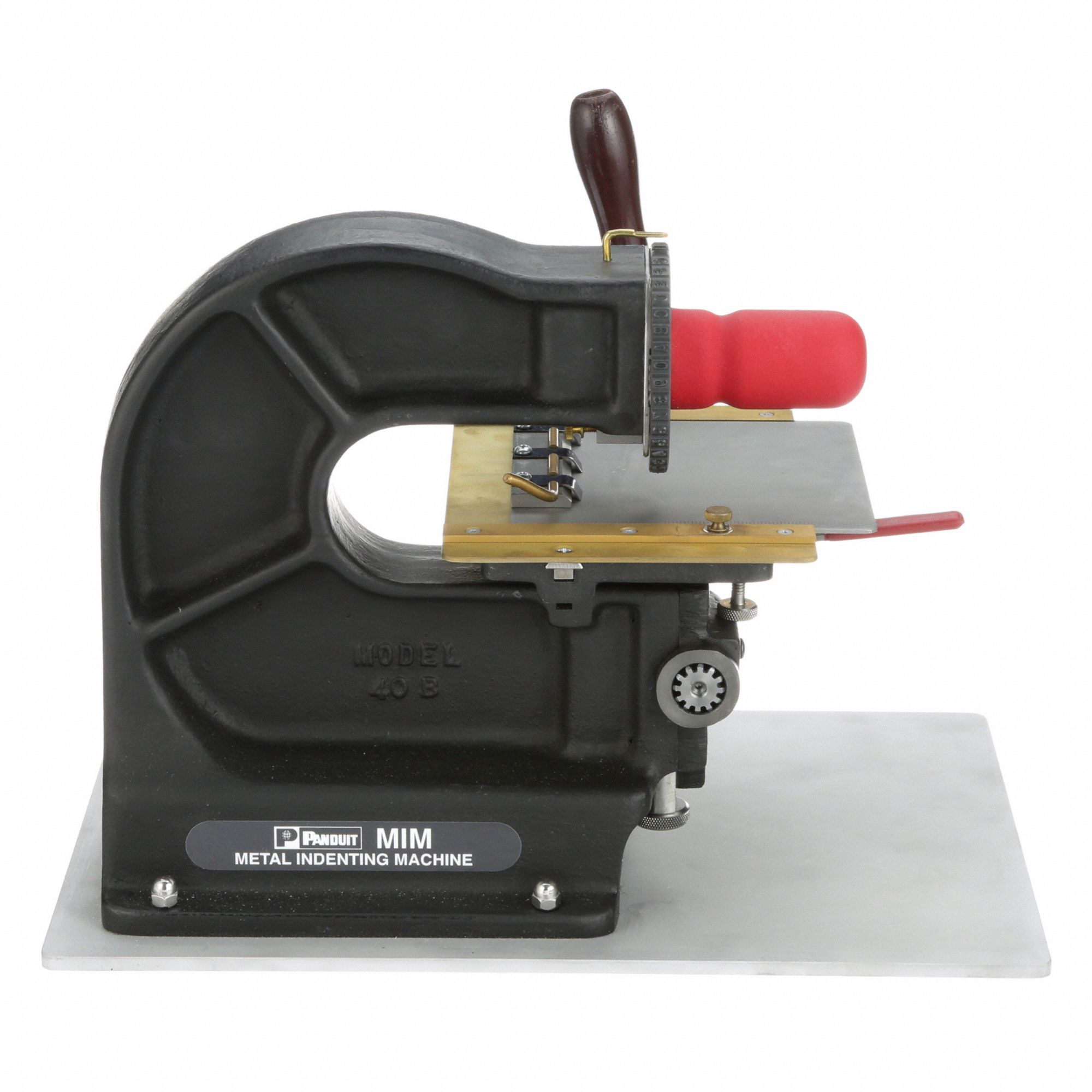 PANDUIT Bench Top Indenting Machine: 3/16 in Character Ht, A-Z, 0-9