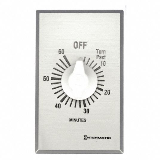 INTERMATIC, 1 hr Max, DPST, Spring-Wound Timer - 3FXC1|FF460M - Grainger