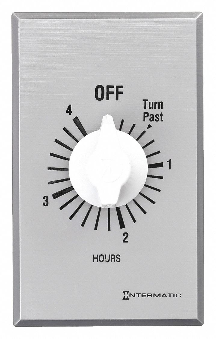 INTERMATIC TIMER, SPRING WOUND, 4 HOUR, SPDT, SILVER - 3260 - WWG3FXC5 ...