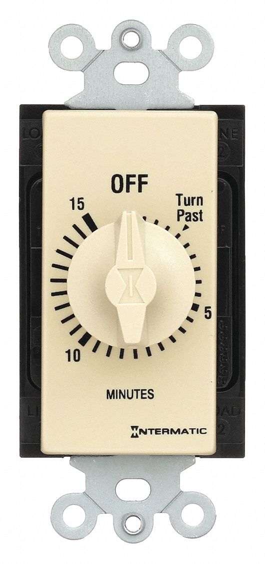 INTERMATIC TIMER,SPRING WOUND,15 MIN,DPST,IVOR - Spring Wound Timers ...
