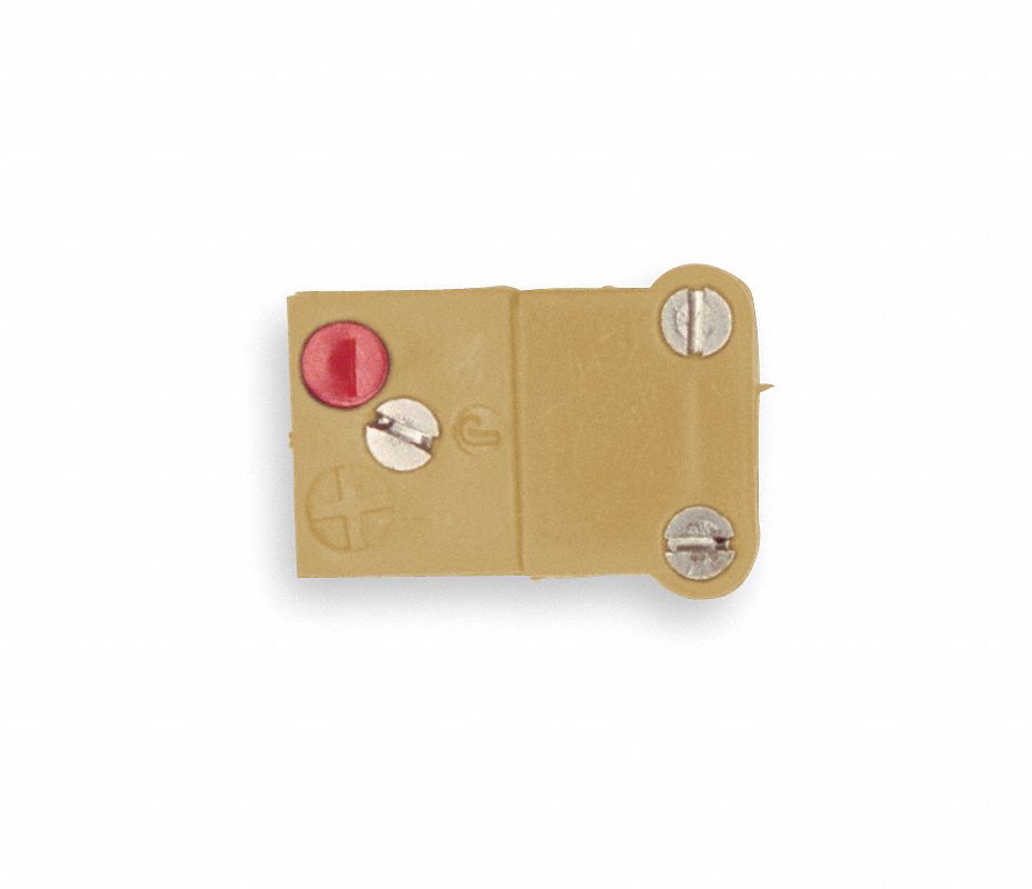 TEMPCO Toma de Termopar, Miniatura, Amarillo, Tipo de Termopar: K ...