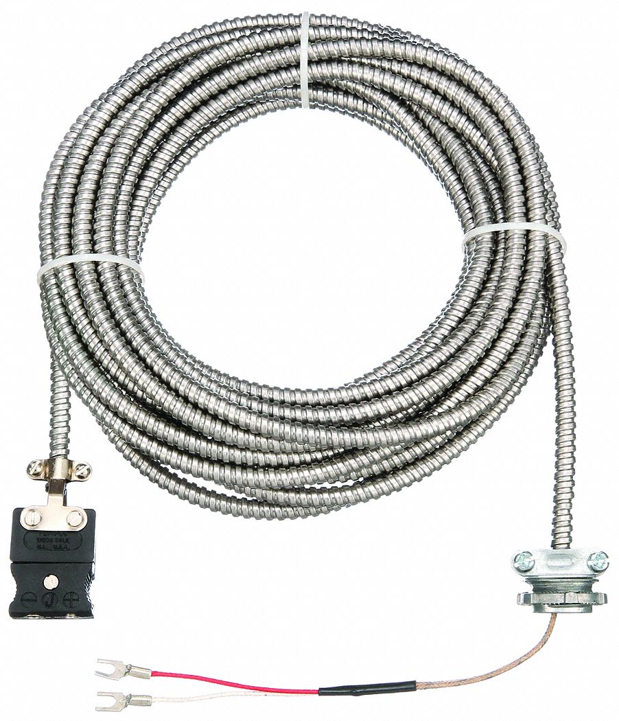 TEMPCO, Extension Lead, 900°F Max Temp °F, Extension Lead - 3FXT1 ...