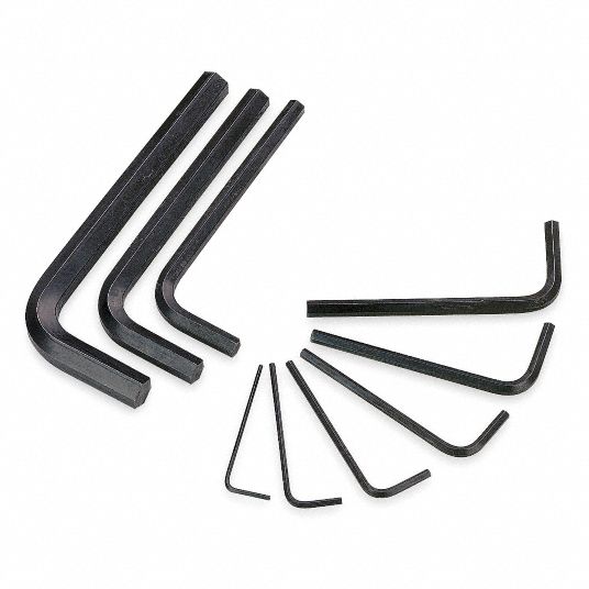 Hex Key Set, Number of Pieces 9 - Grainger