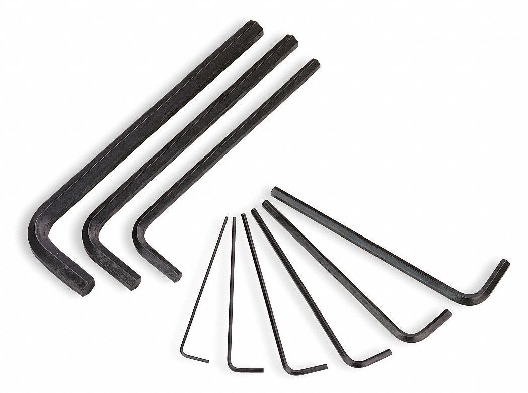 Hex Key Set, Number of Pieces 9 - Grainger