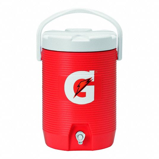 GATORADE, Orange, White, Beverage Dispenser - 3UZX5|50429SM-24 - Grainger