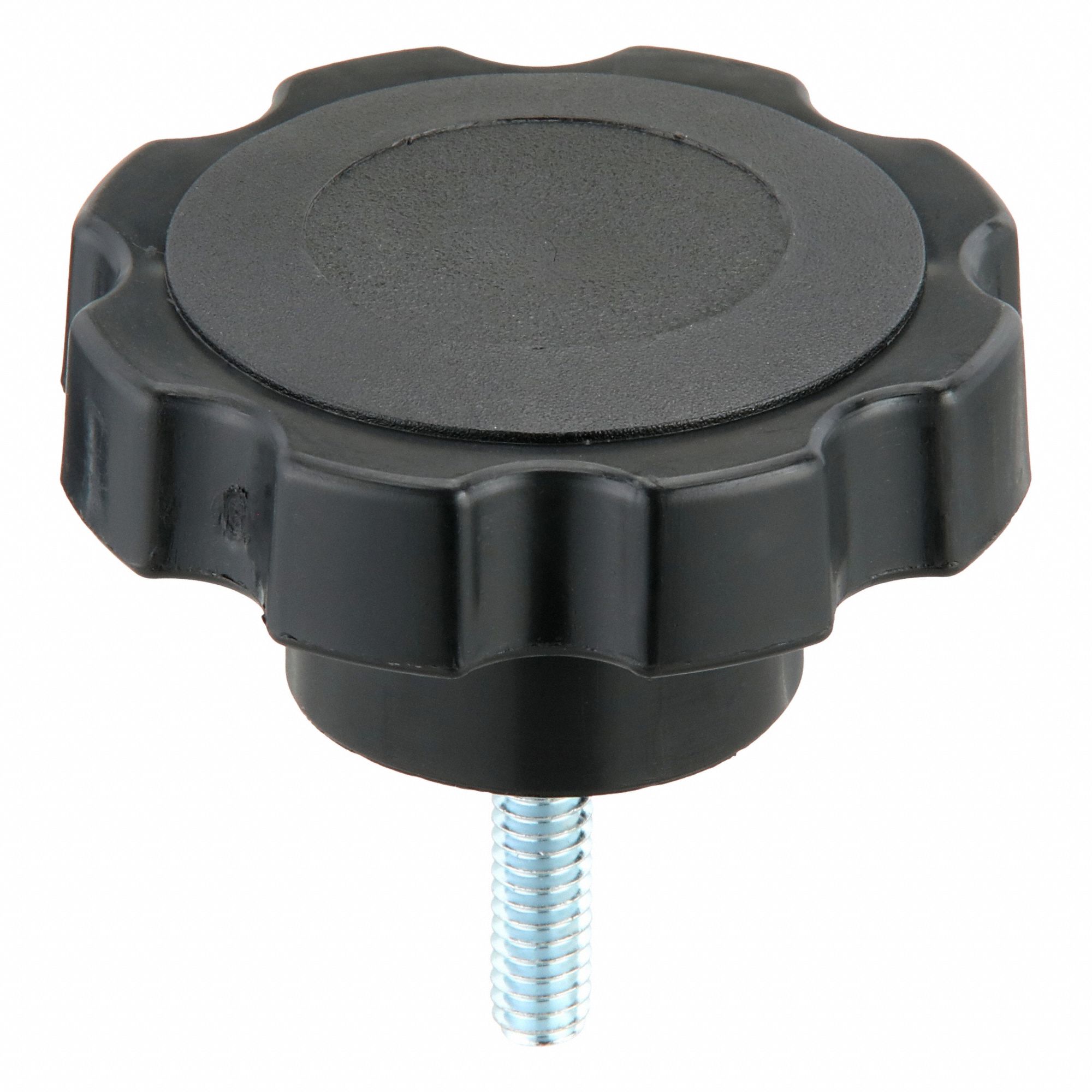 INNOVATIVE COMPONENTS, 8 Point, Plastic w/ Steel Thread, Hand Knob ...