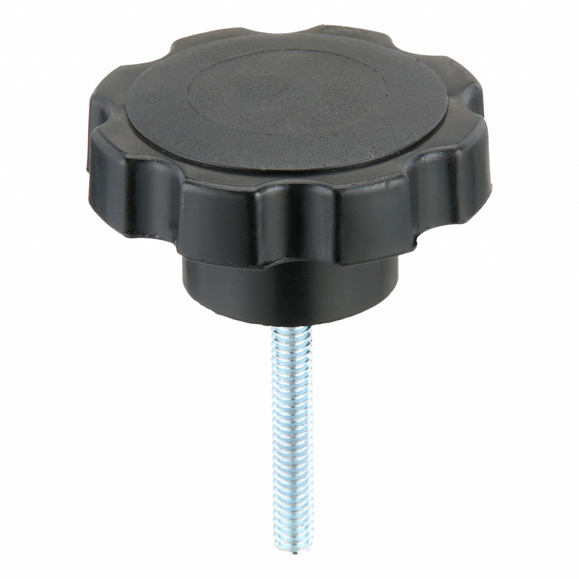 INNOVATIVE COMPONENTS, 8 Point, Plastic w/ Steel Thread, Hand Knob ...