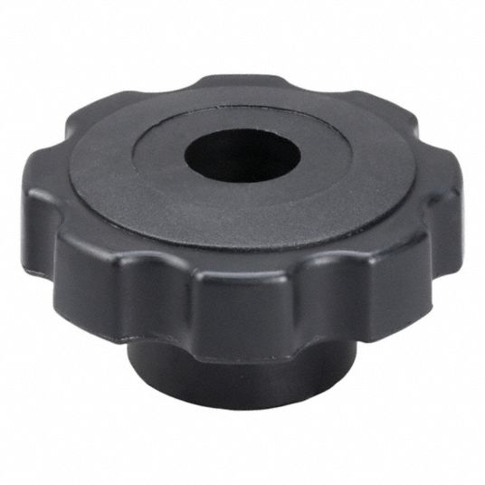 INNOVATIVE COMPONENTS, 8 Point, Plastic w/ Steel Thread, Hand Knob ...