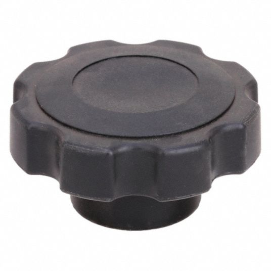 INNOVATIVE COMPONENTS, 8 Point, Plastic w/ Steel Thread, Hand Knob ...