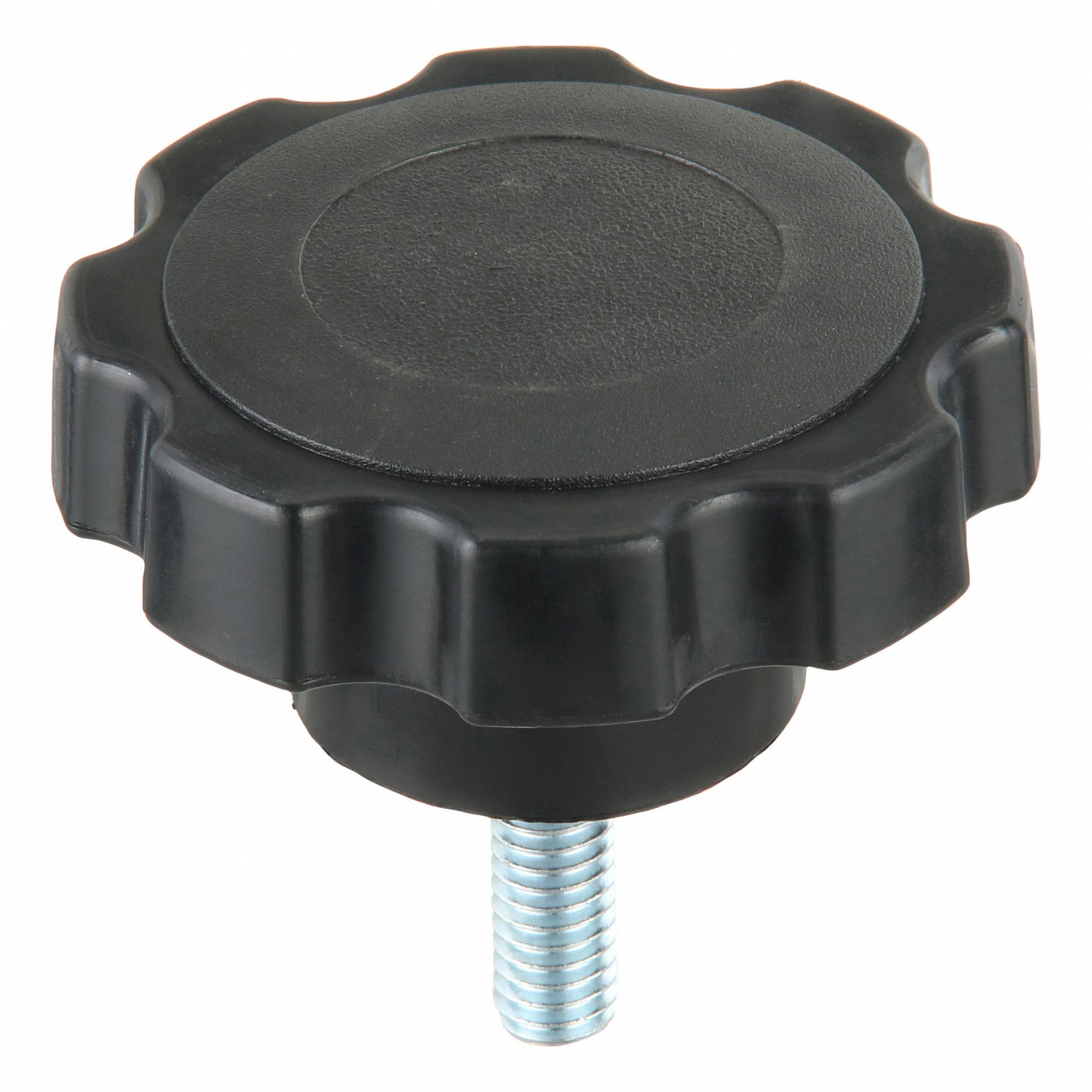INNOVATIVE COMPONENTS, 8 Point, Plastic w/ Steel Thread, Hand Knob - 3GDX8|GN5C1000F6---21 ...