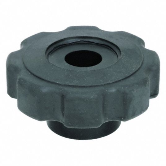 INNOVATIVE COMPONENTS, 8 Point, Plastic w/ Steel Thread, Hand Knob ...