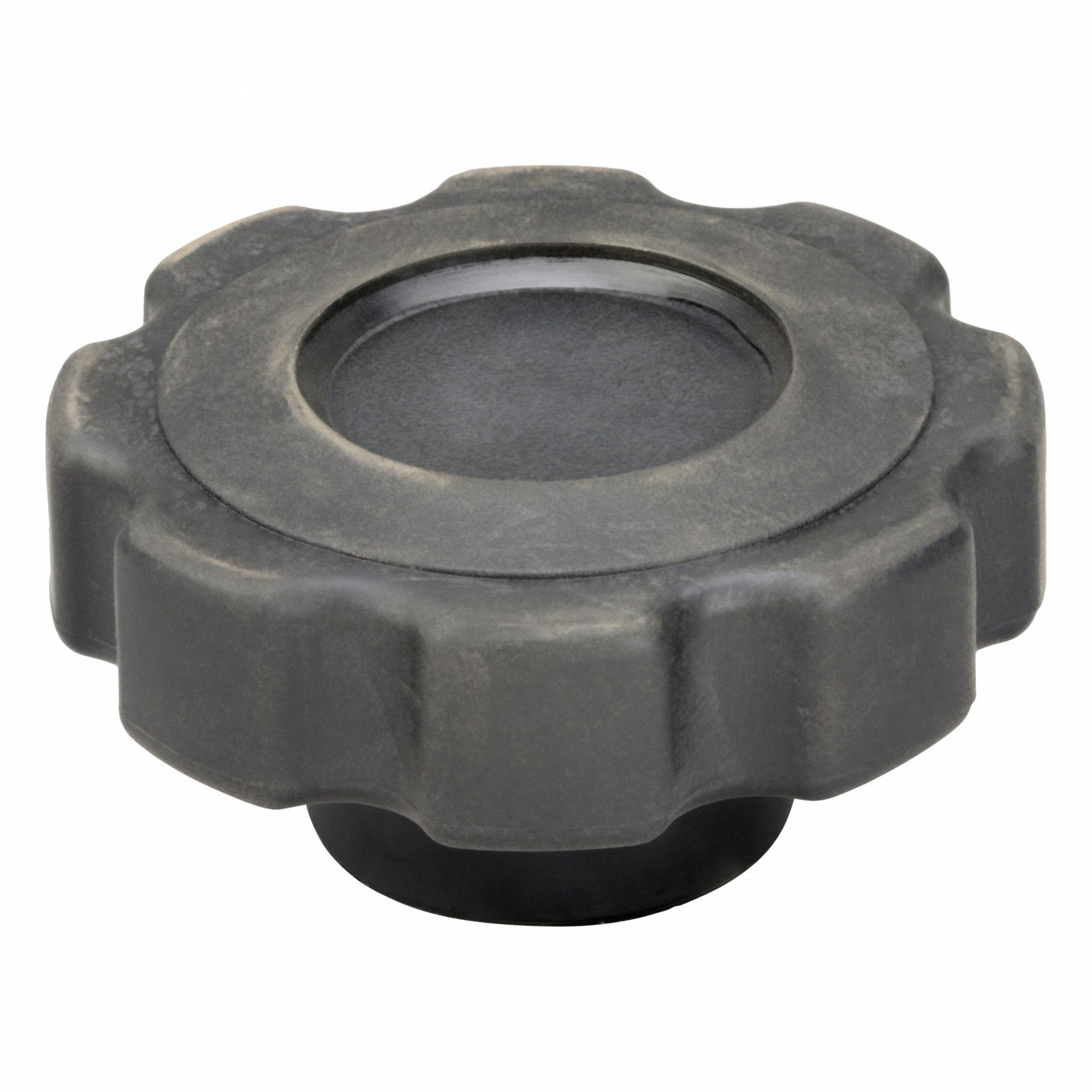 INNOVATIVE COMPONENTS, 8 Point, Plastic w/ Steel Thread, Hand Knob ...
