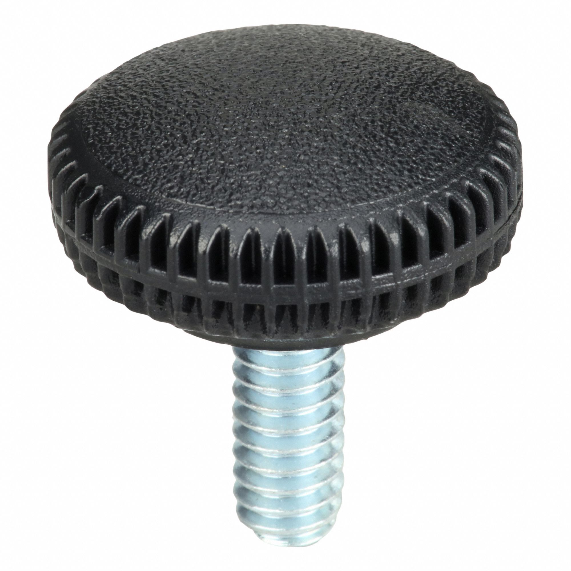 Knurled, Plastic w/ Steel Thread, Hand Knob - 3GED6|GN4C0625K4--A21 ...