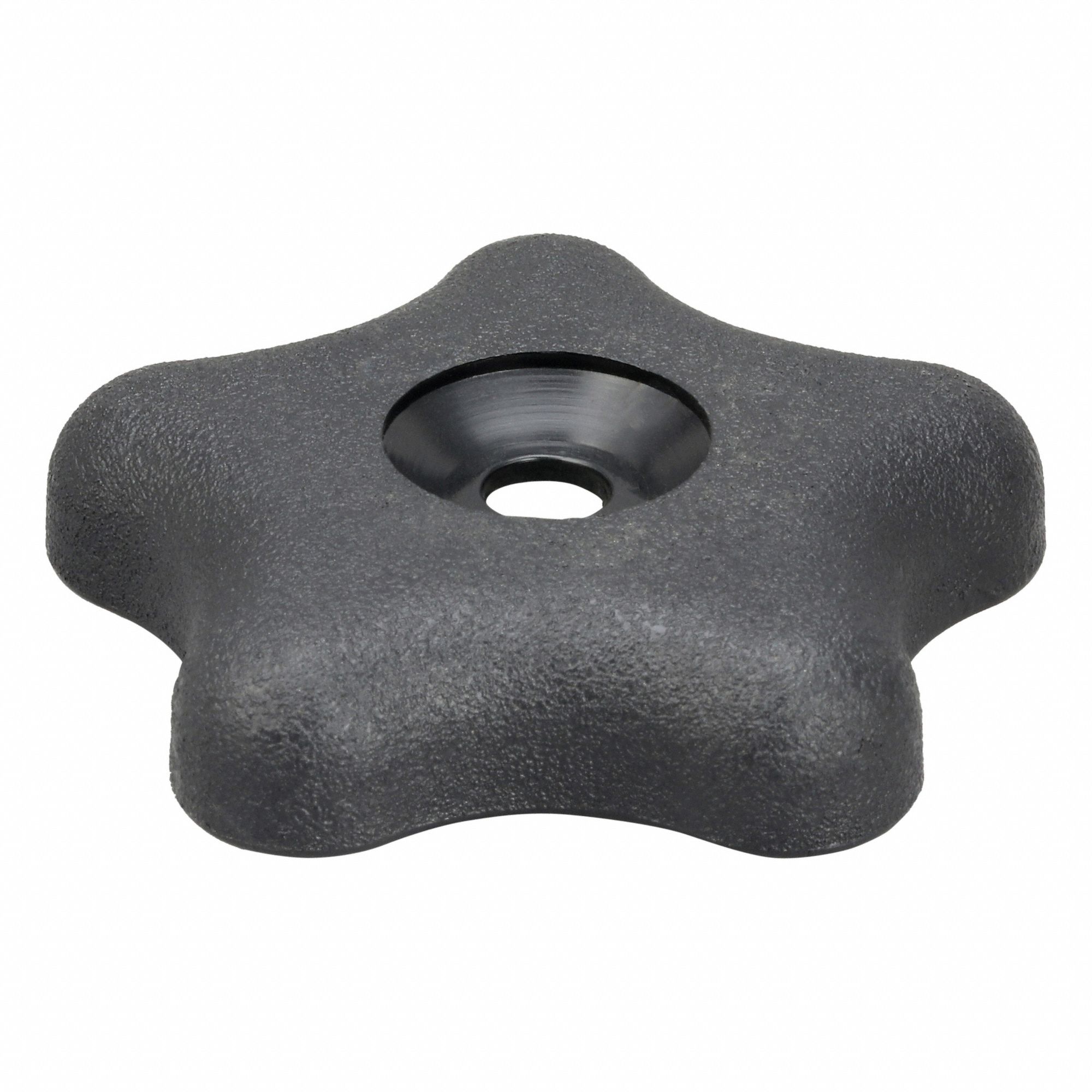 INNOVATIVE COMPONENTS, 5 Point, Plastic w/ Steel Thread, Hand Knob ...