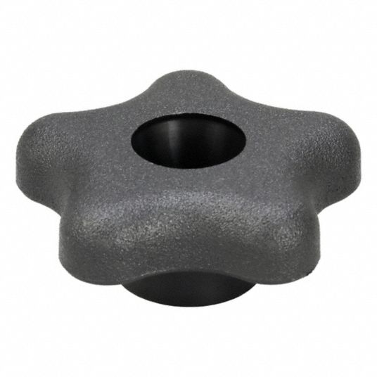 INNOVATIVE COMPONENTS, 5 Point, Plastic w/ Steel Thread, Hand Knob ...