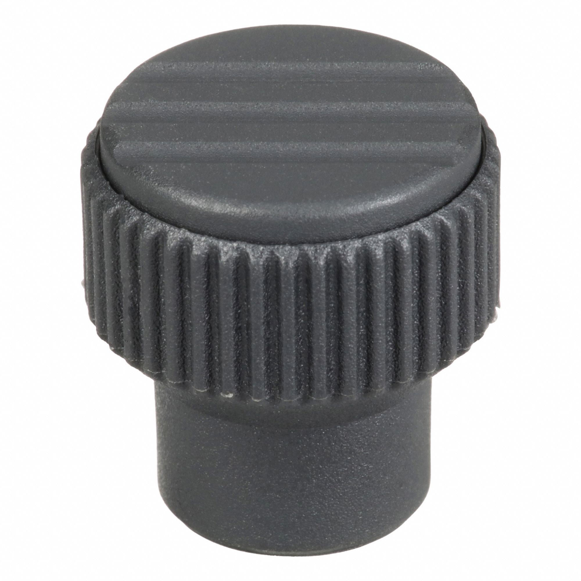 Knurled, Plastic w/ Steel Thread, Hand Knob - 3GFJ2|K0247.104 - Grainger