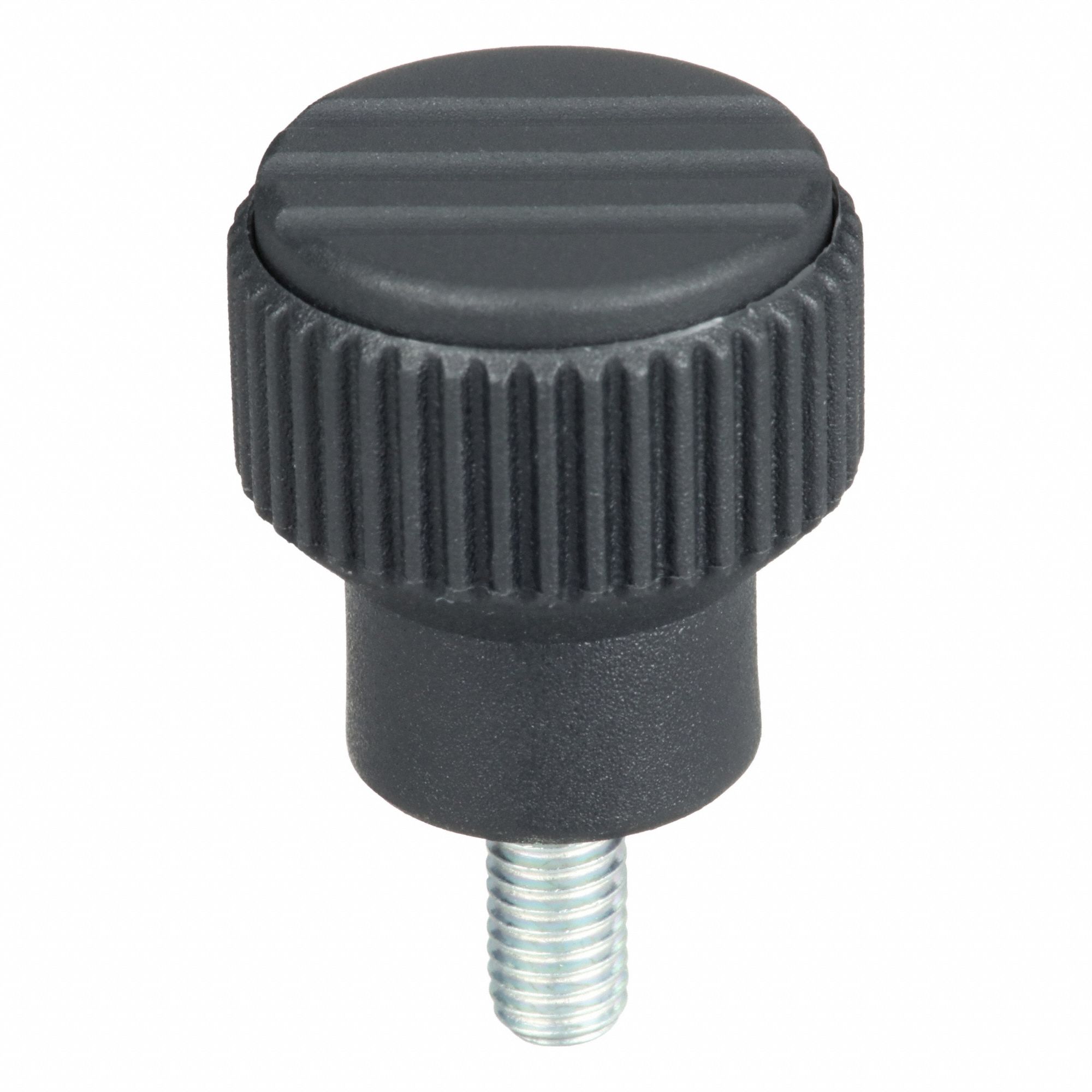 Knurled, Plastic – Steel, Hand Knob - 3GFJ4|K0247.105X10 - Grainger