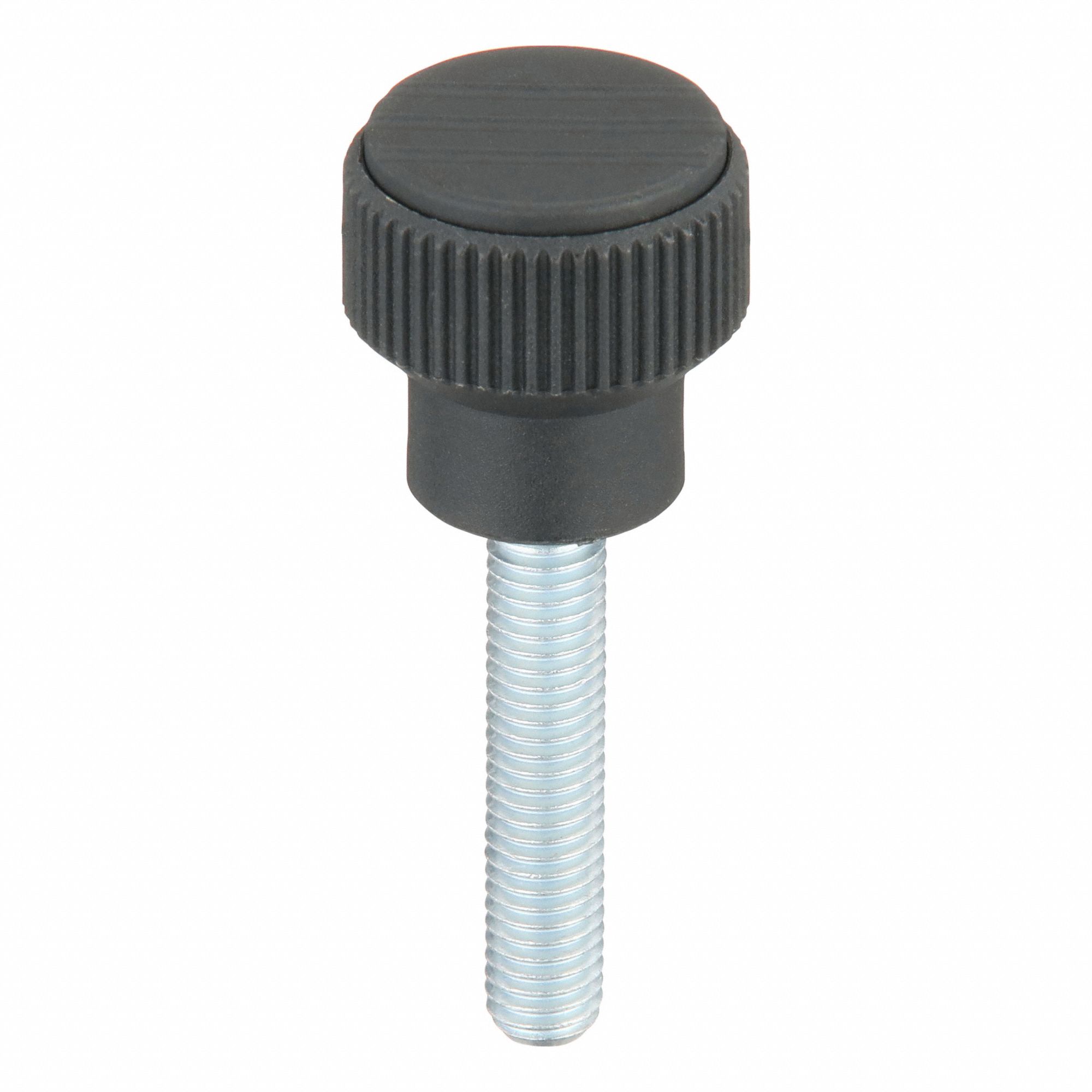 Knurled, Plastic – Steel, Hand Knob - 3GFL6|K0247.208X40 - Grainger