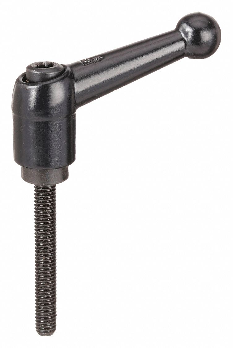 KIPP, Zinc w/ Steel Thread, #10-32, Adjustable Handle - 3GFX4|K0116 ...