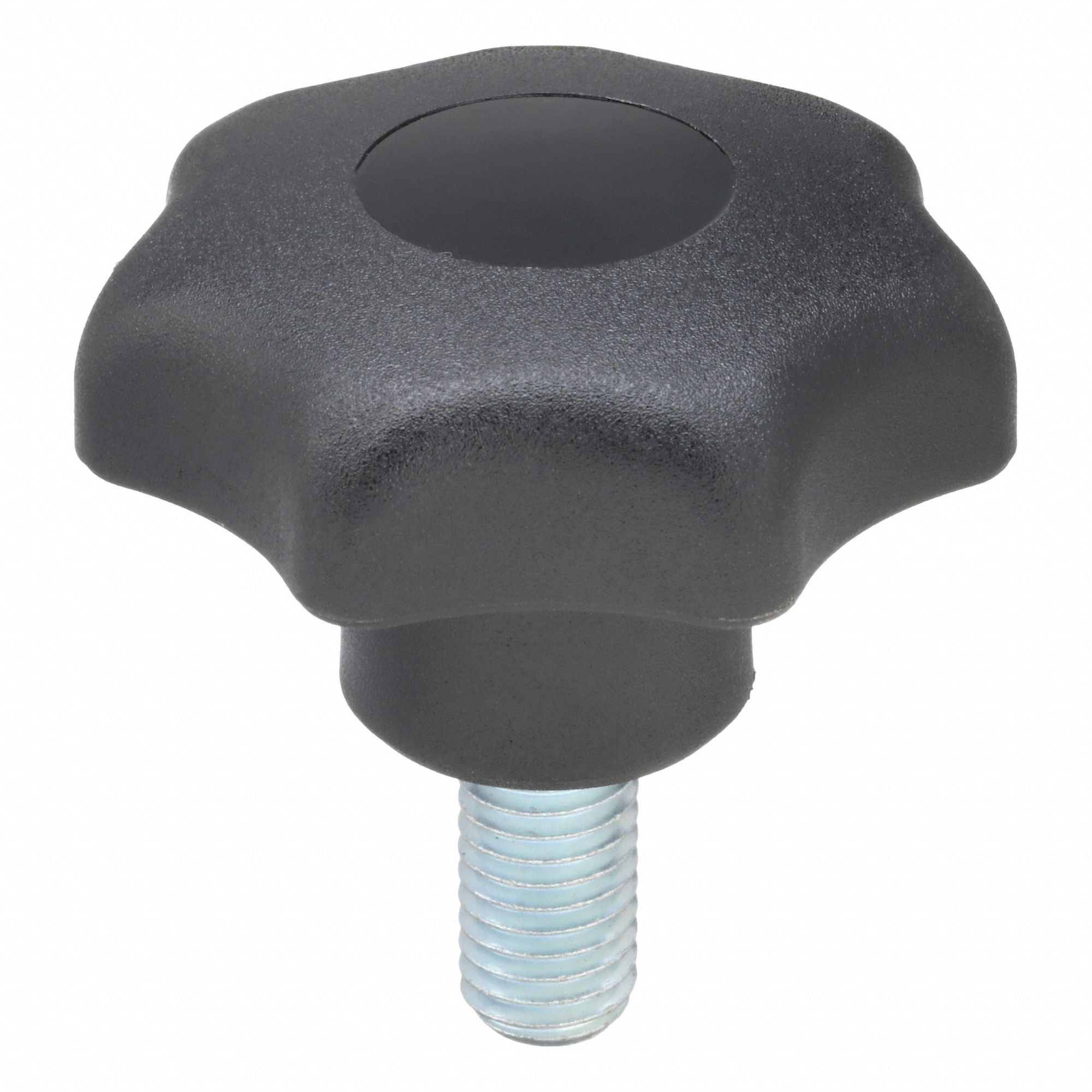 KIPP, 7 Point, Plastic w/ Steel Thread, Hand Knob - 3GHW5|K0155.4101X20 - Grainger