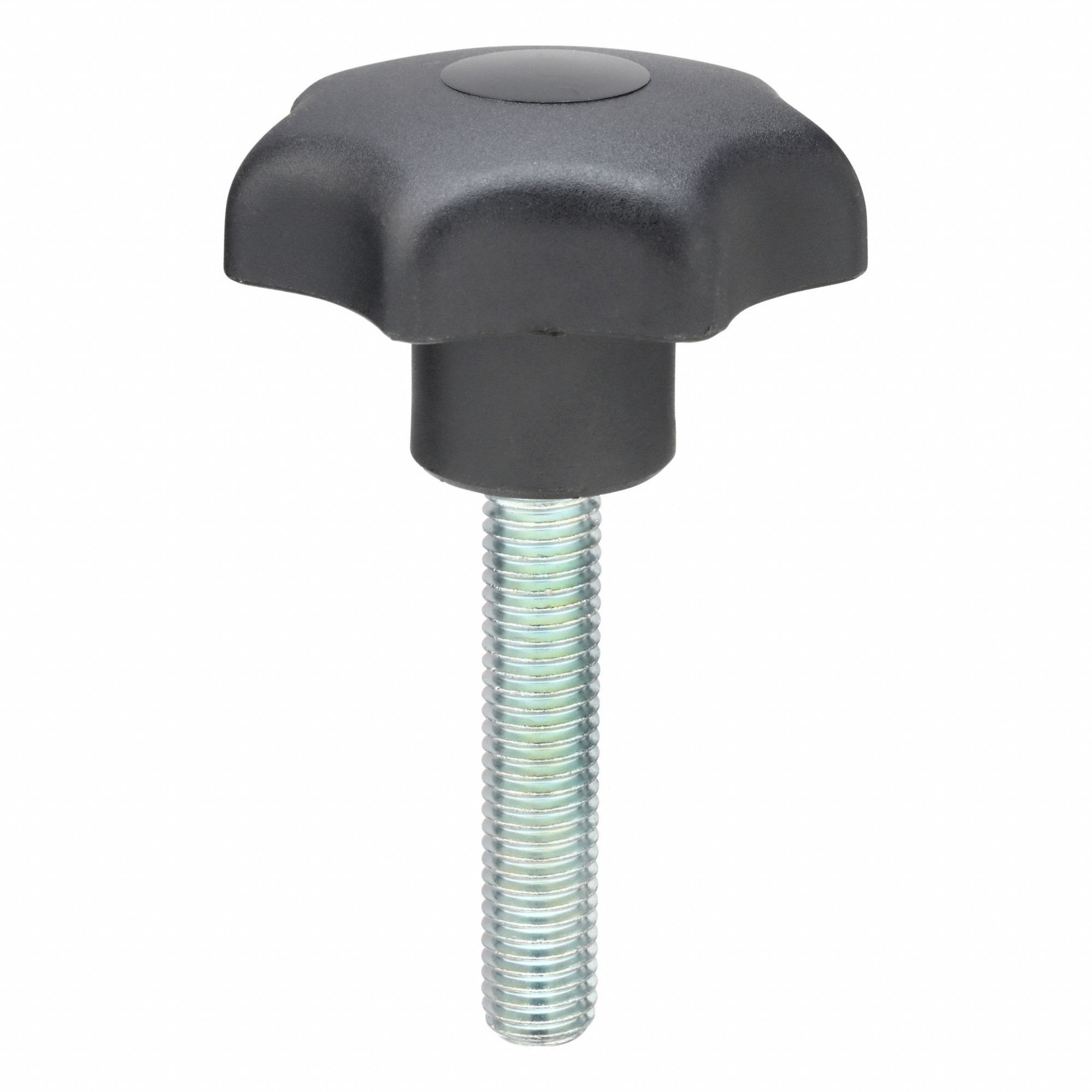 KIPP, 7 Point, Plastic w/ Steel Thread, Hand Knob - 3GJE5|K0155.4121X60 - Grainger