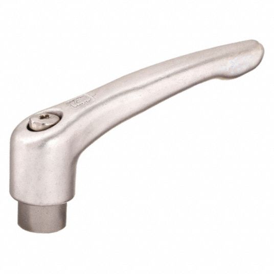 KIPP, SS, 3/8"-16 Thread, Adjustable Handle - 3GKV3|K0124.3A4 - Grainger