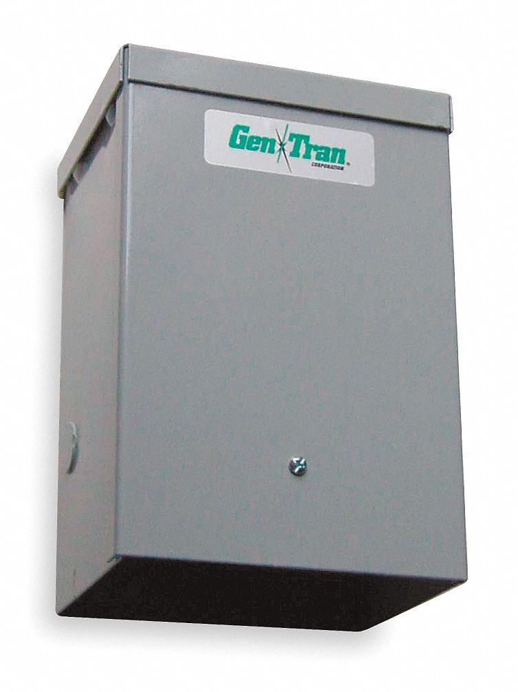 Power Inlet Box, Wall, Corrosion Resistant Aluminum, Use with Transfer ...