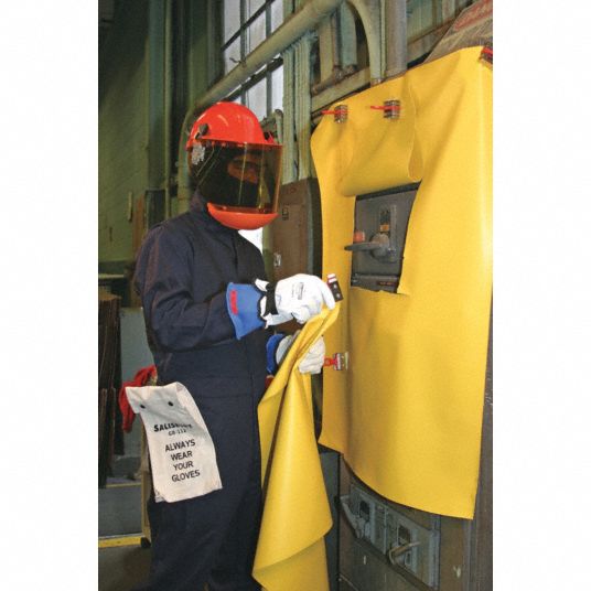 SALISBURY Electrical Insulating Roll Blanket, Yellow, Class 0, 30 ft ...